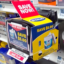 Retail Coupon Machines: Dr. Scholl's New Products - New Frontier